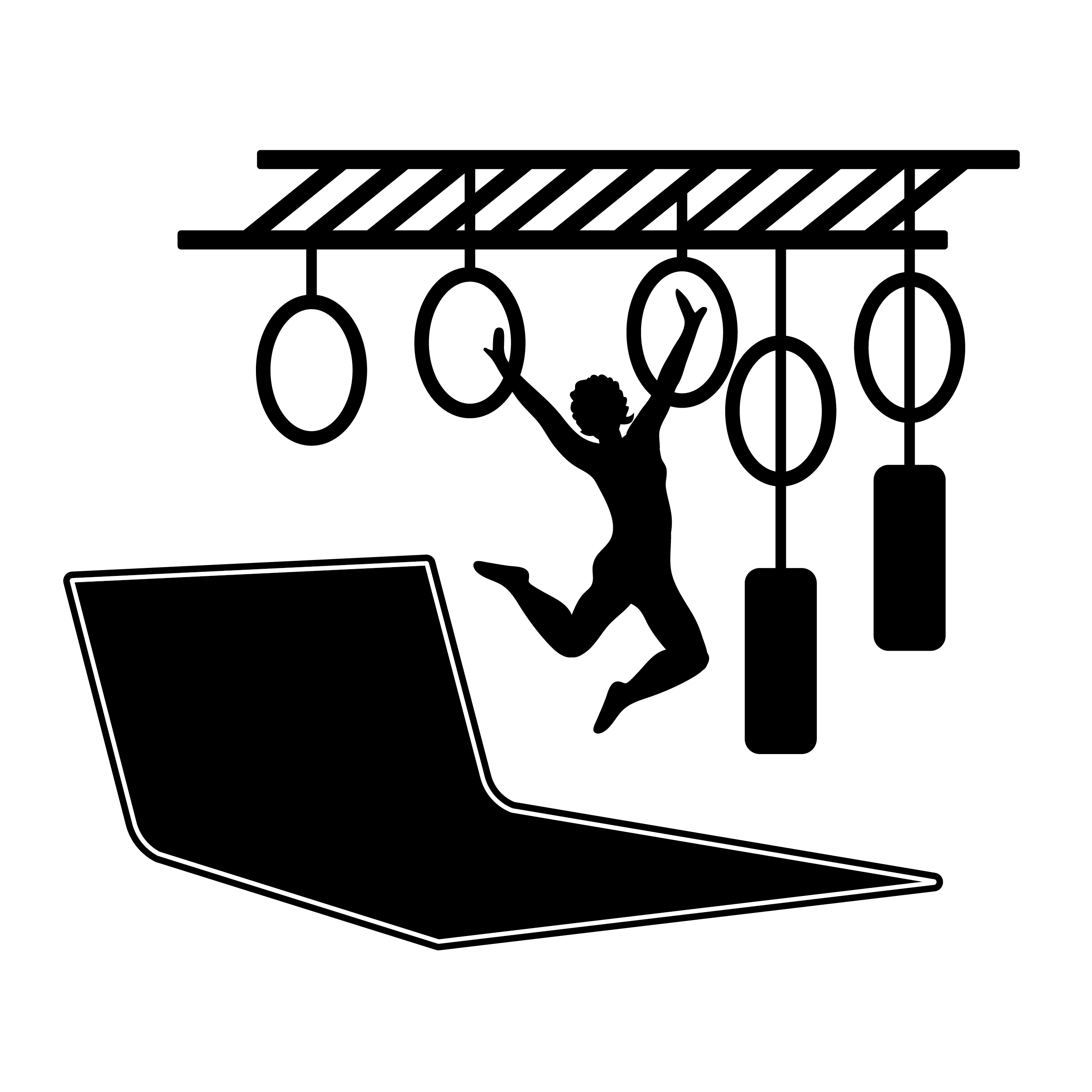 trampoline-ninja-course